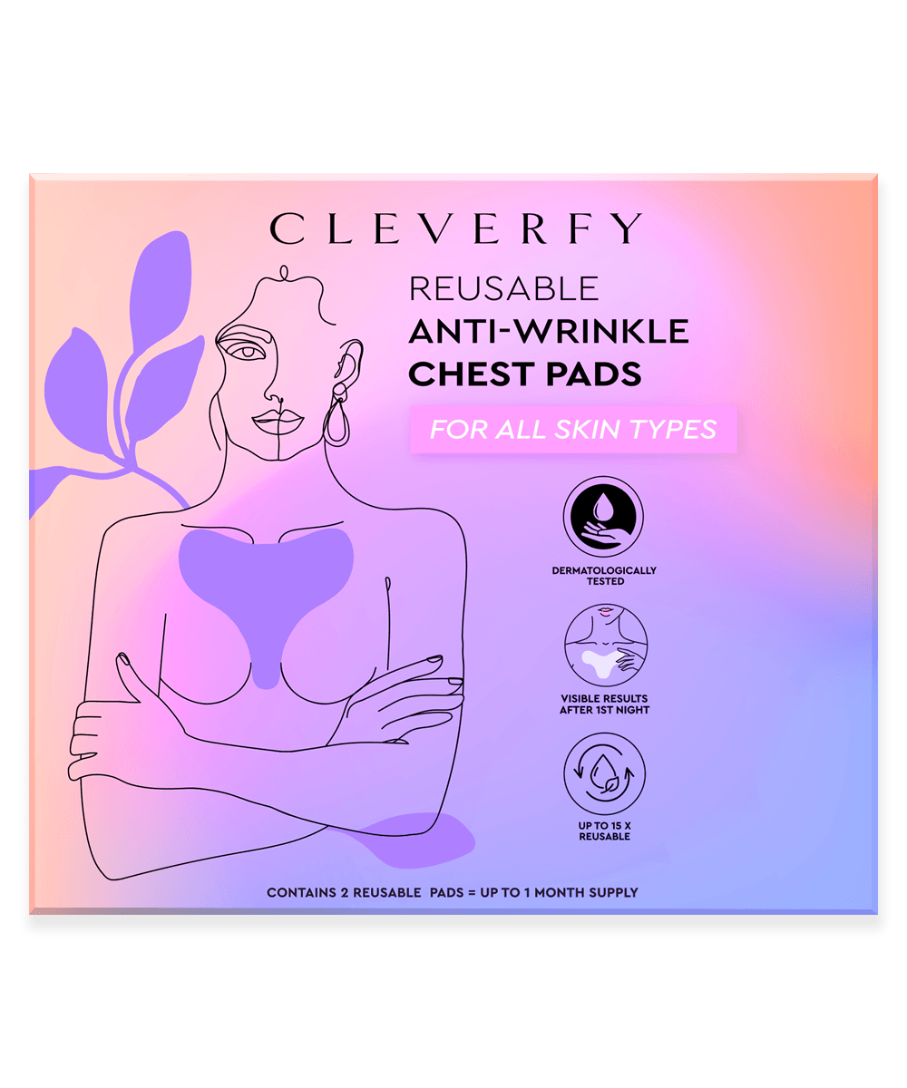 Cleverfy Anti-Wrinkle Silicone Chest Pads | 2 Pack T-shape – Cleverfy ...